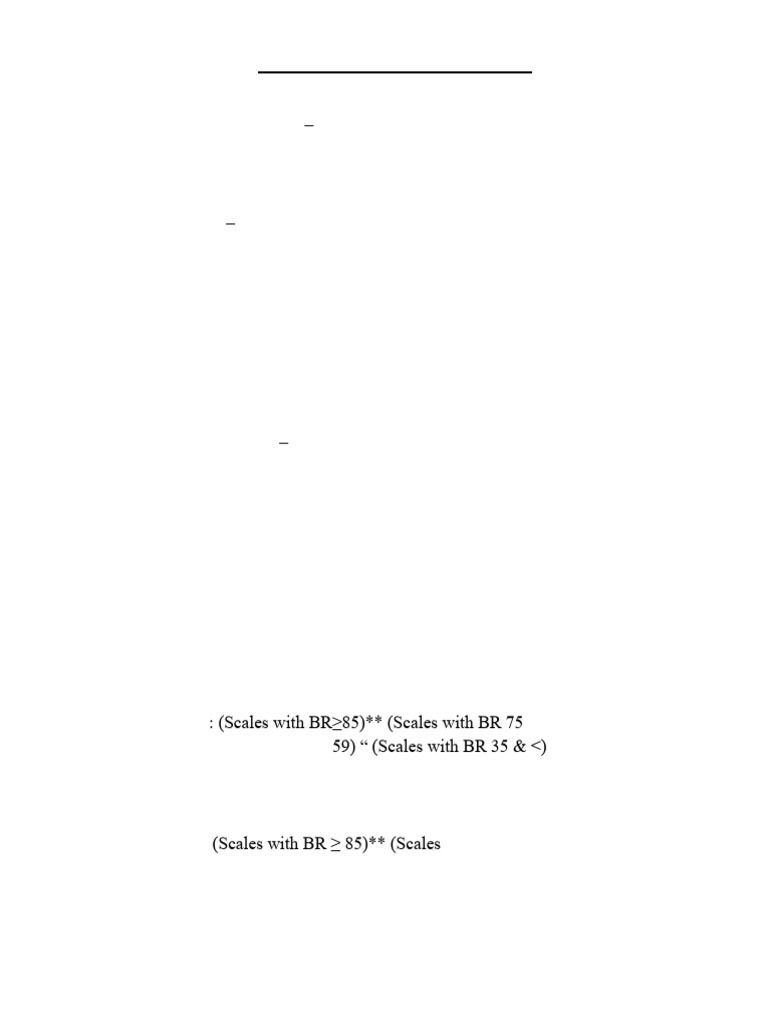 MCMI-III Manual Scoring Guide | PDF