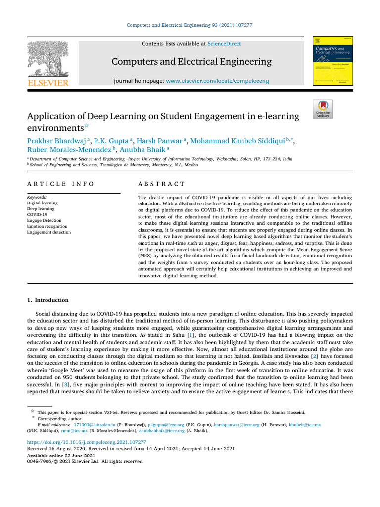 Bhardwaj 2021 | PDF | Cognition | Cognitive Science