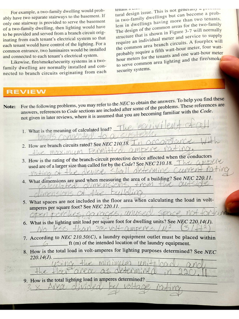 Residential Wiring HW Chapter 3 | PDF