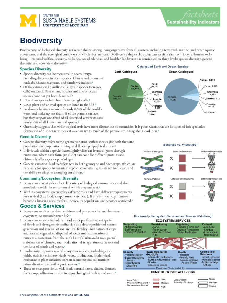 Biodiversity loss and it's conservation | PDF | Biodiversity | Ecosystem