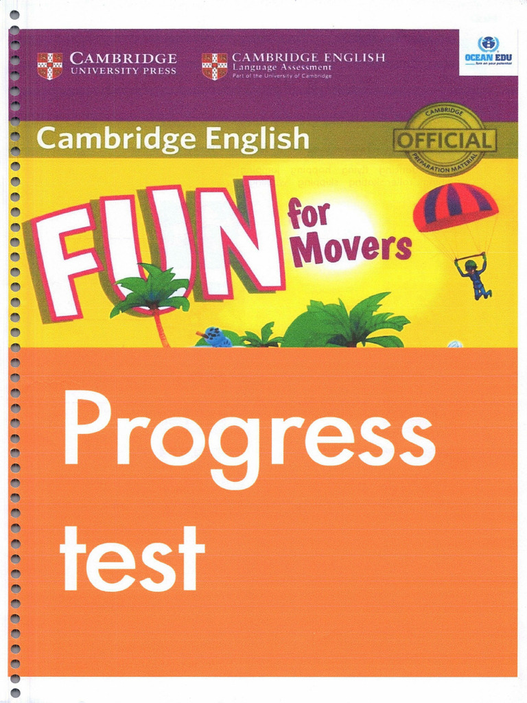 Cambridge English FUN For Movers Progress Test - 0001 | PDF