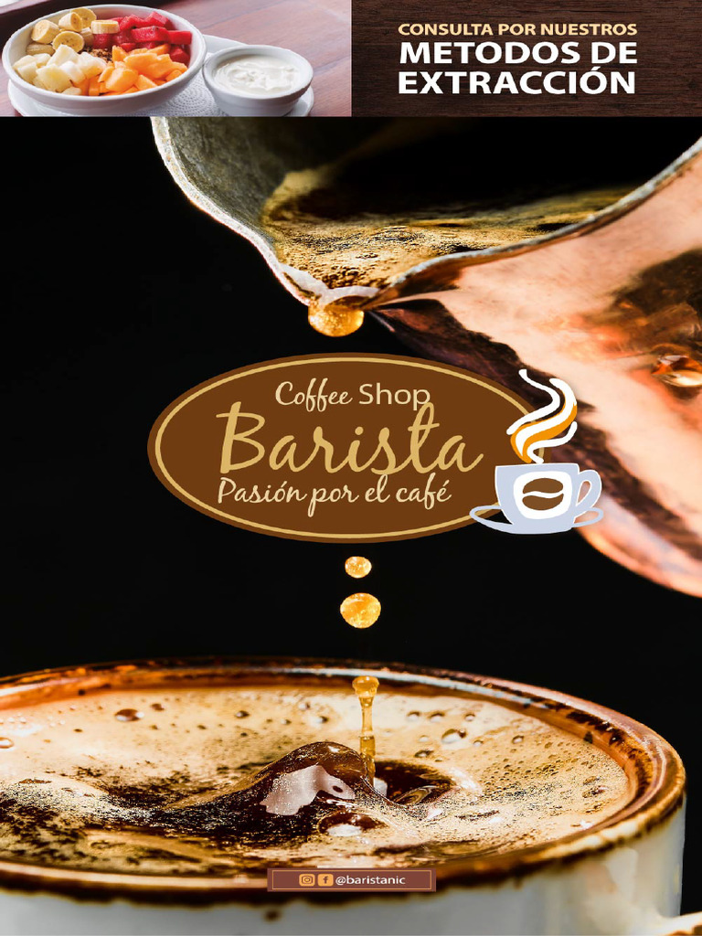 Menú Barista PDF | PDF