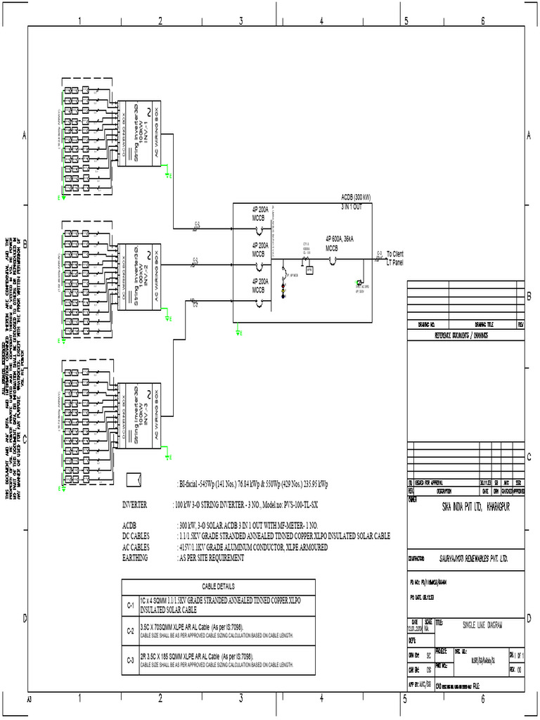 As Built Drawings | PDF | Power (Physics) | Electricity