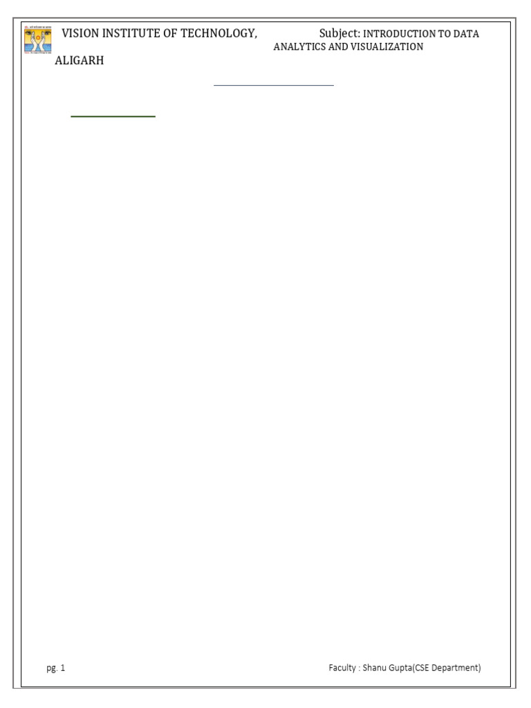 Data Analytivs-Unit-2 | PDF | Bayesian Network | Bayesian Inference