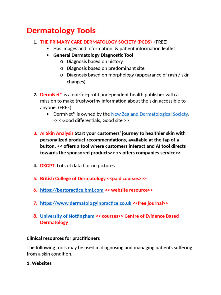 Dermatology Diagnosis AIDS | PDF | Dermatology | Psoriasis