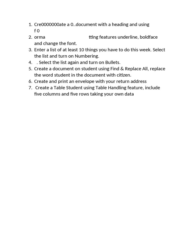 Document Formatting and Features Guide | PDF