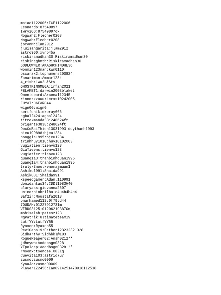 2K Lol Valo Accounts | PDF