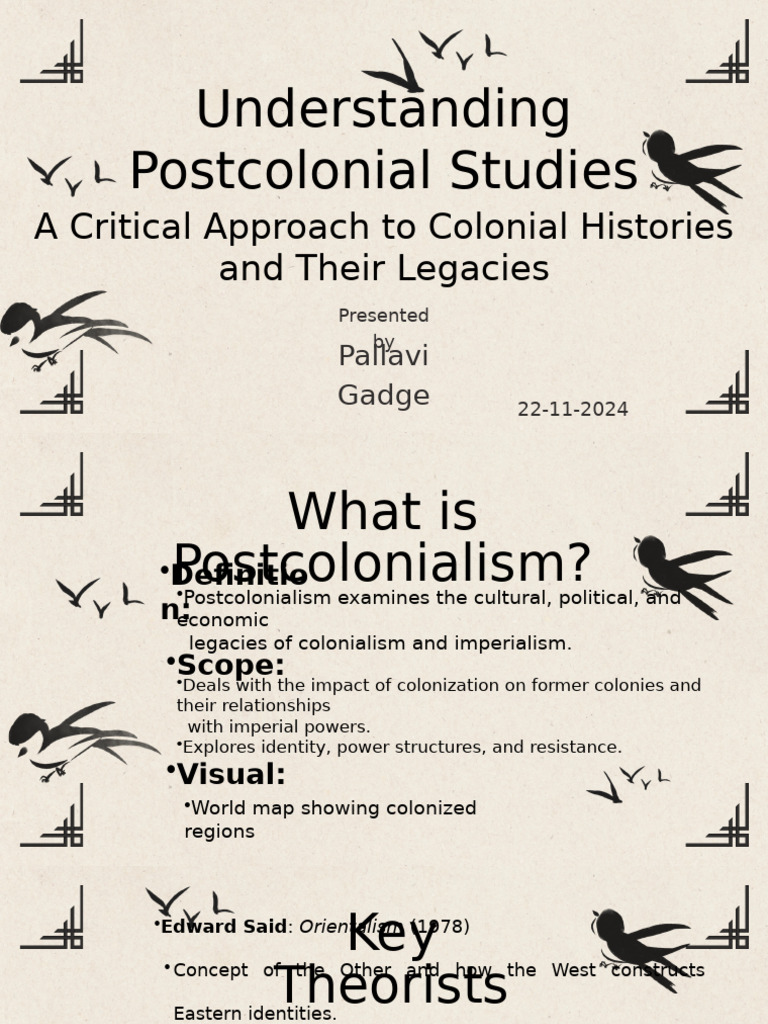 Postcolonial_CIA 01 | PDF | Postcolonialism | Colonialism