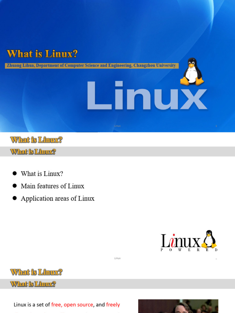 1 | PDF | Linux | Computing