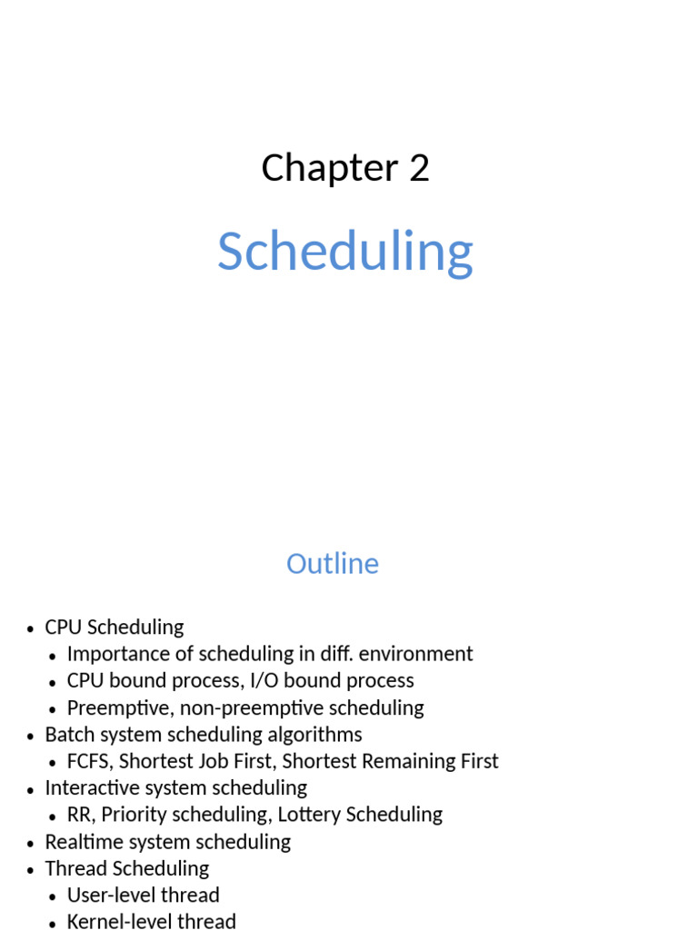 Scheduling | PDF | Scheduling (Computing) | Process (Computing) Scheduling | PDF | Scheduling (Computing) | Process (Computing)