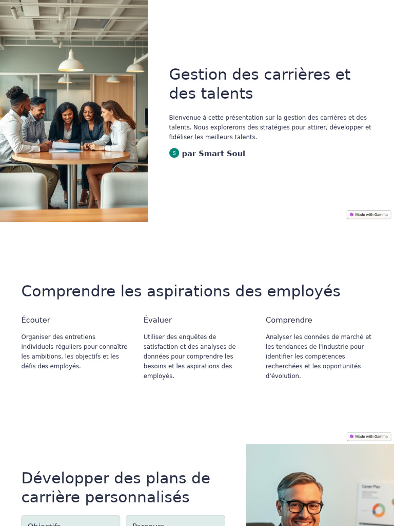 Gestion Des Carrieres Et Des Talents | PDF | Réseautage social