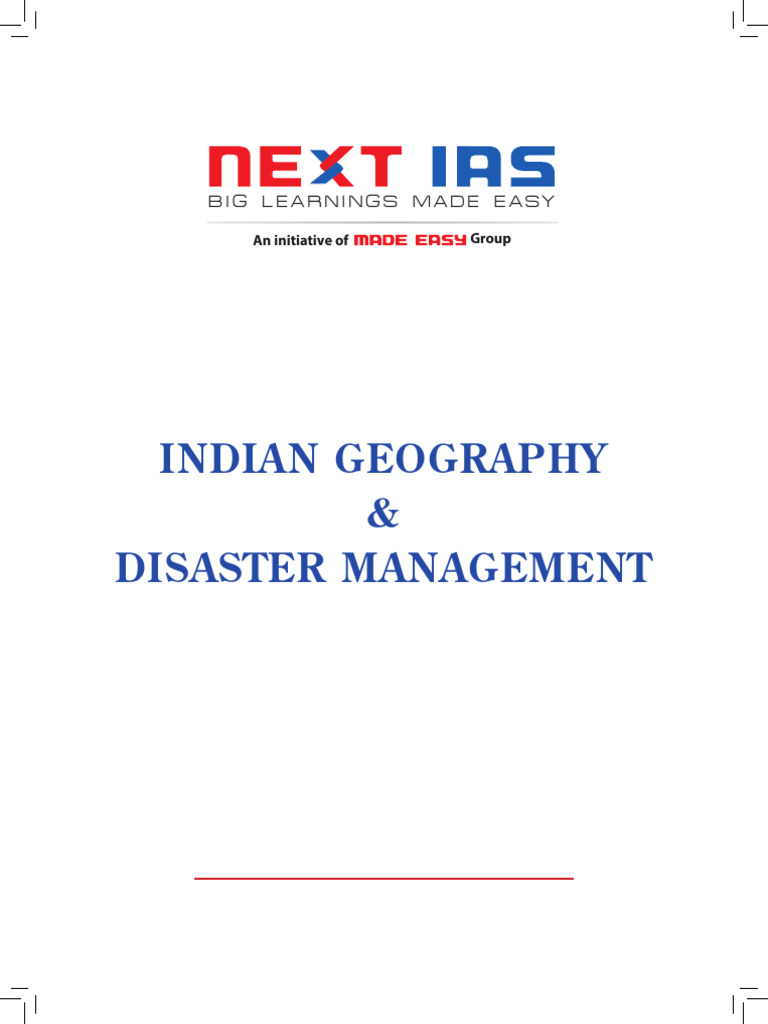 Indian Geography & Disaster Management | PDF | Himalayas | Plate Tectonics