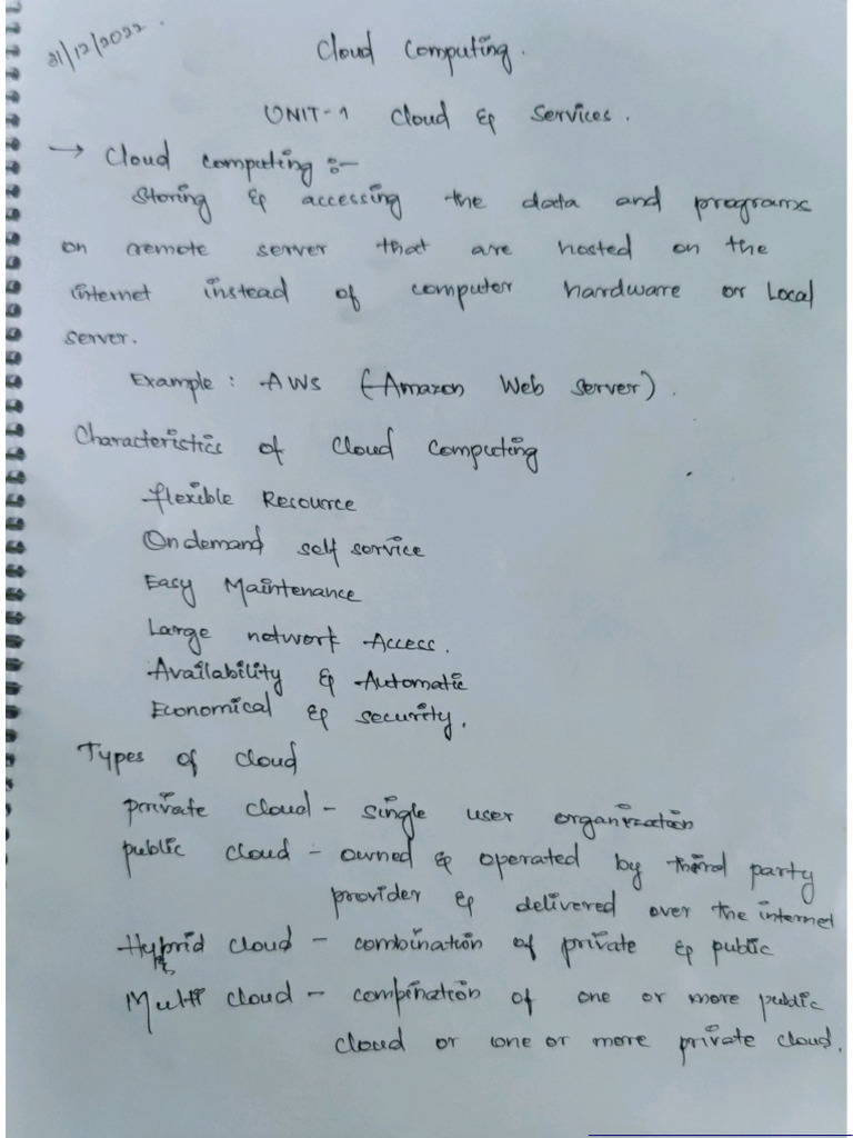 CLOUD COMPUTING DAY1 | PDF