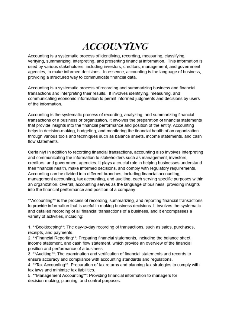 AF 111 TOPIC 1 (1) | PDF | Financial Statement | Audit