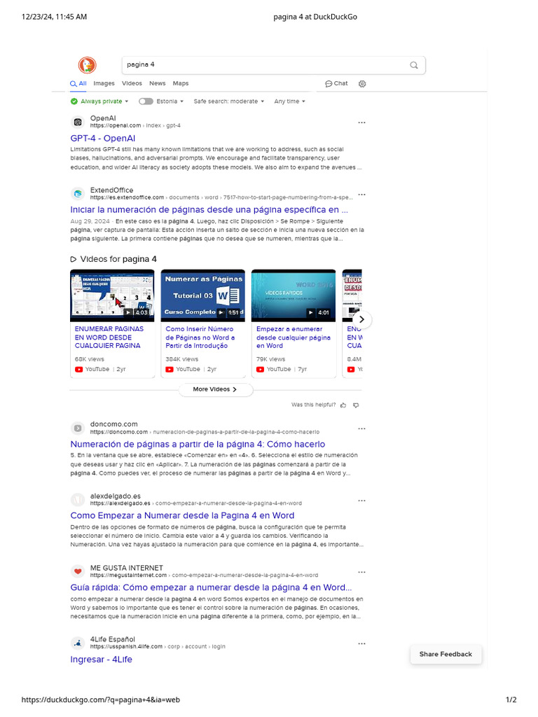 Pagina 4 at DuckDuckGo | PDF | Microsoft Word | Software