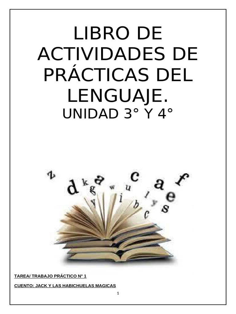 Actividades de Lenguaje: Cuentos y Coplas | PDF | Jack y las ...