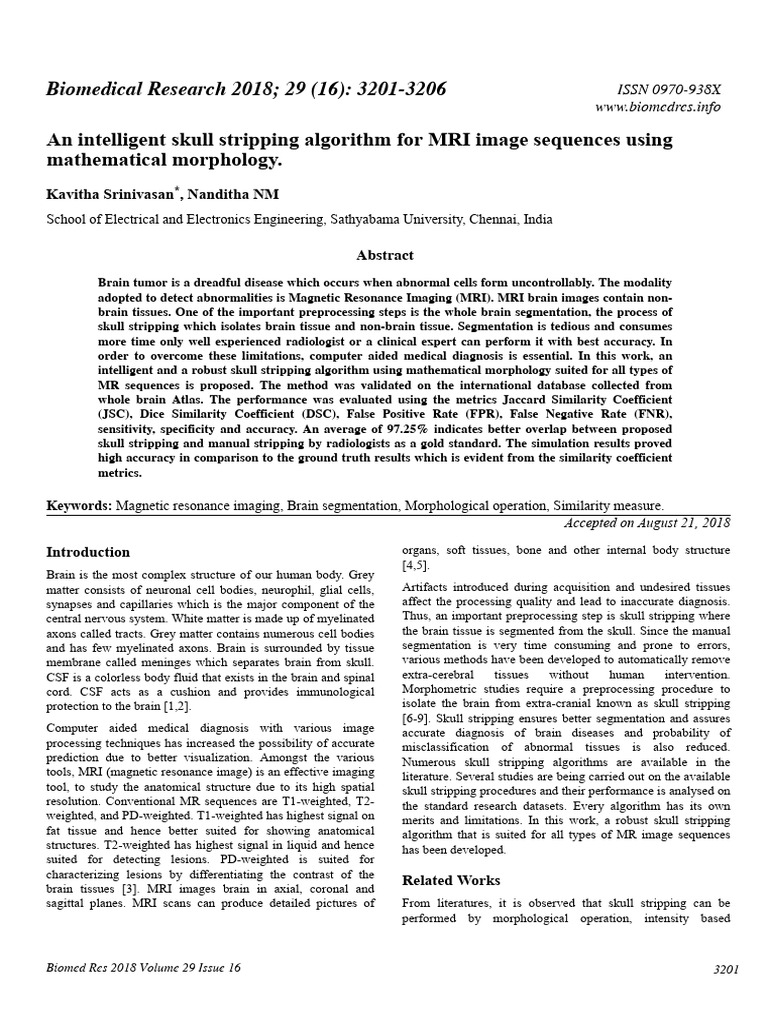 An Intelligent Skull Stripping Algorithm For Mri Image Sequences Using Mathematical Morphology ...