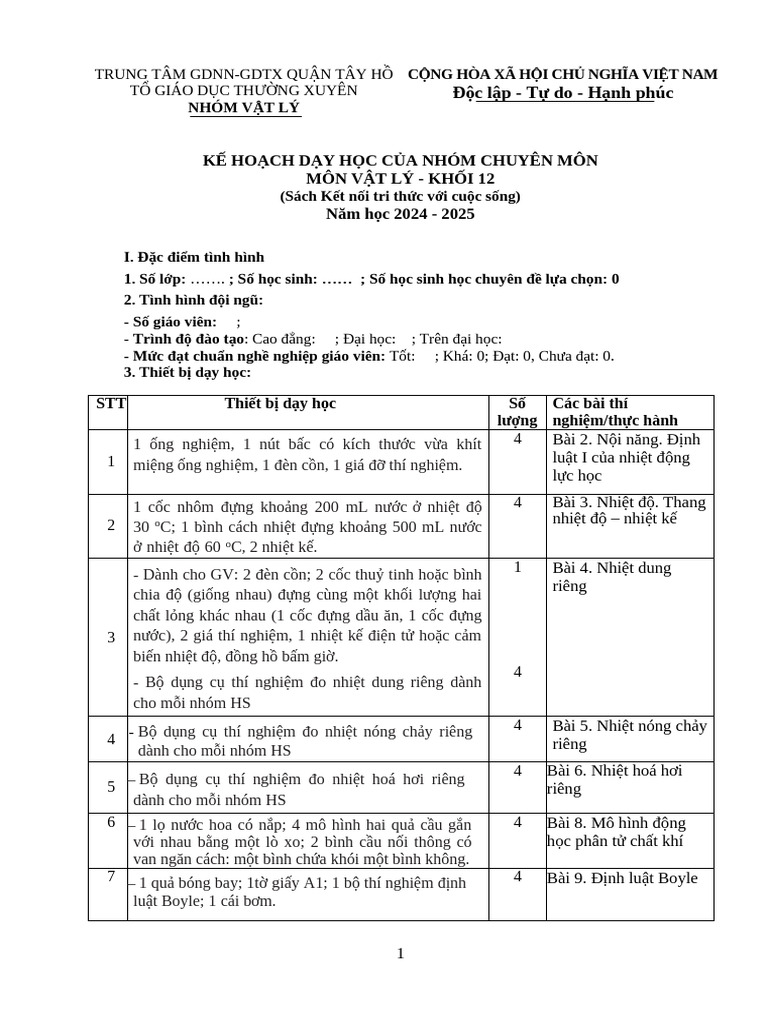 Khdh-Vật-Lý-12-2024-2025th 2 | PDF
