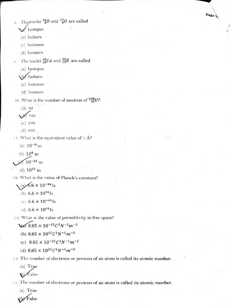Physics Final Exam MCQ Suggestion | PDF