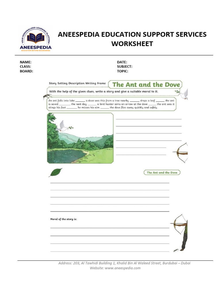 4 CBSE English Worksheet | PDF