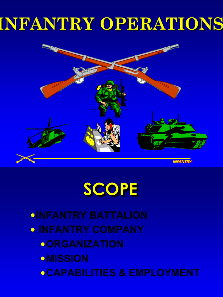 Intro to Infantry Operation 1 | PDF | Infantry | Armoured Fighting Vehicles