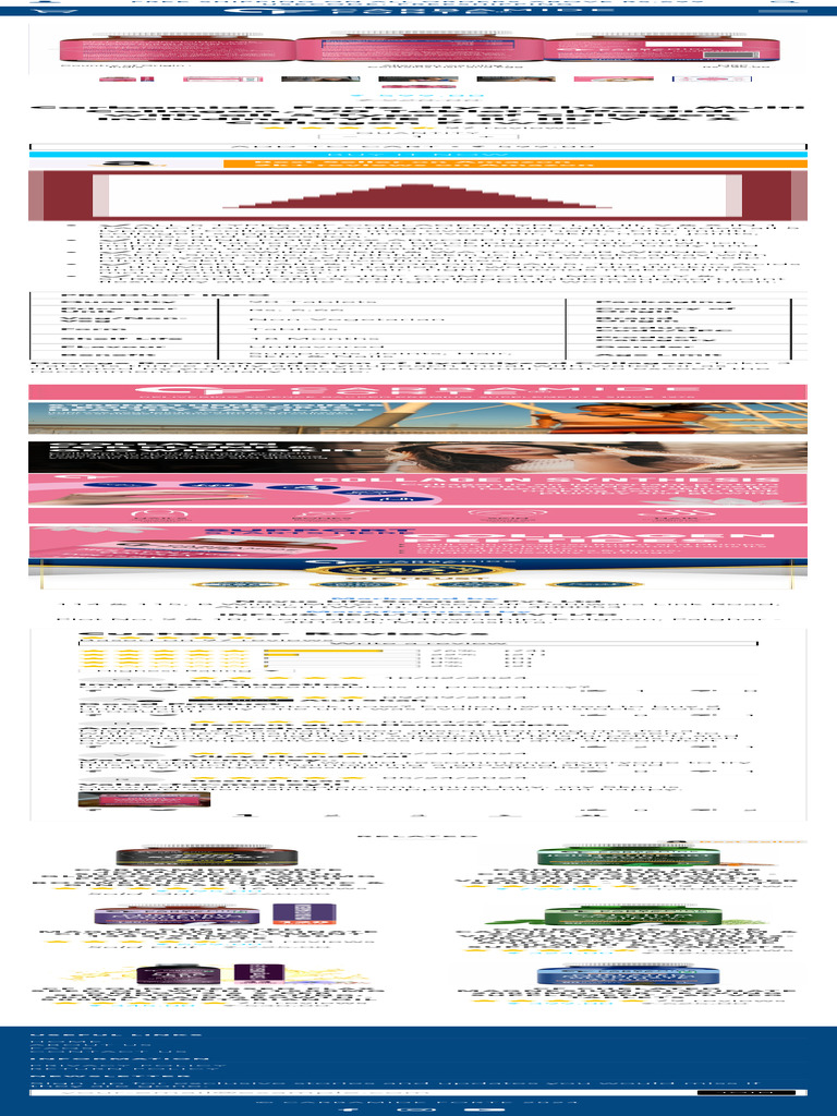 Carbide Forte Hydrolyzed Multi Collagen, 90 Tablets Peptide With Al ...