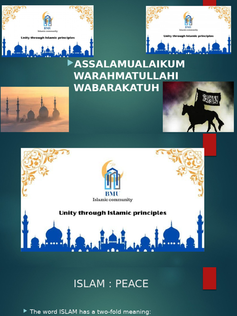 islamic community bmu | PDF