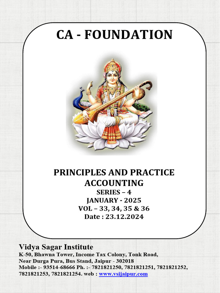 CA FOUNDATION NOTES | PDF | Banks | Expense