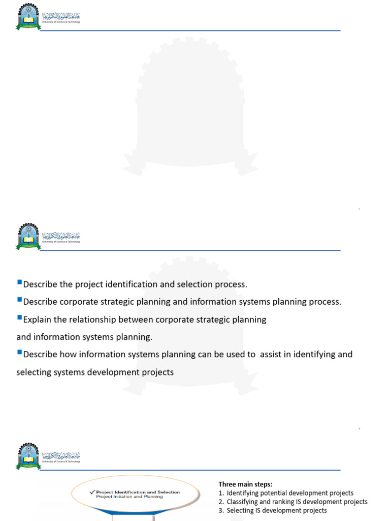 Chapter 4 - Identifying and Selecting Systems Development Projects | PDF | Strategic Management ...
