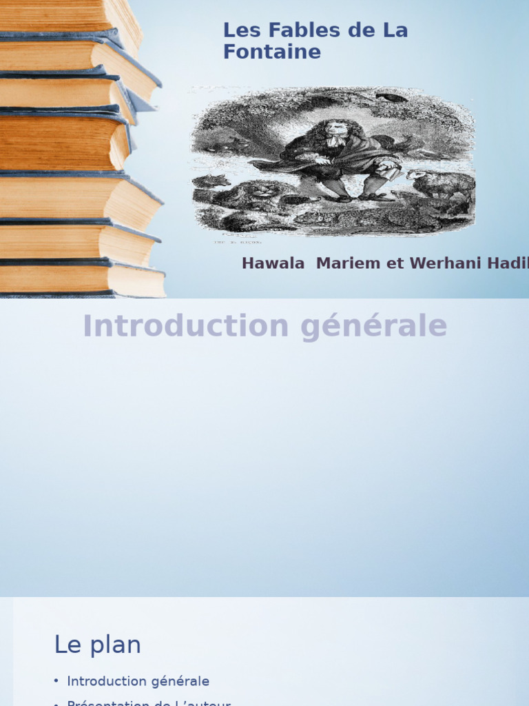 Fables de La Fontaine : Morale et Héritage | PDF | Fable | Fables de La ...
