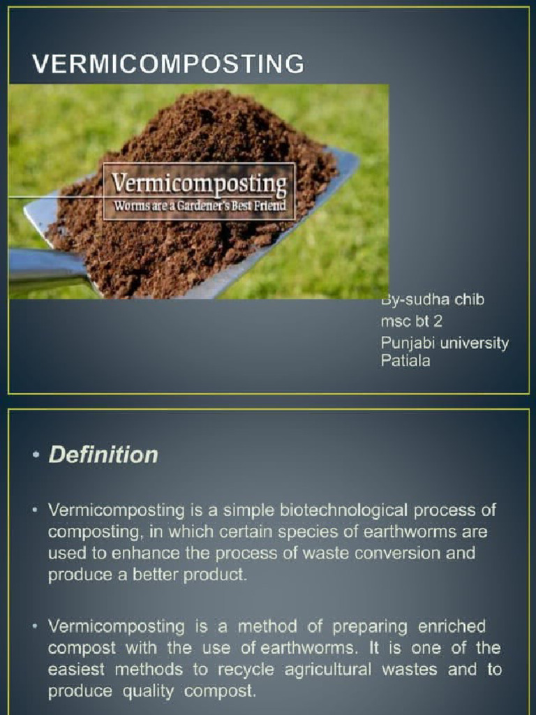 Vermicomposting - 20240704 - 112415 | PDF