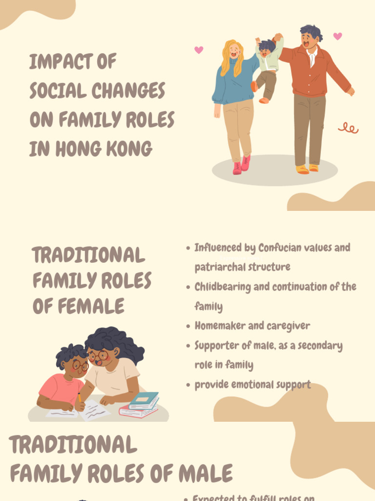 Impact of Social CHanges On Family Roles in Hong Kong PDF | PDF