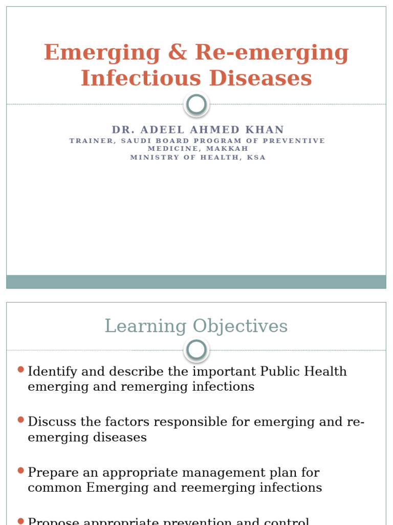 Emerging & Non-Emerging Infections | PDF | Infection | Antimicrobial ...