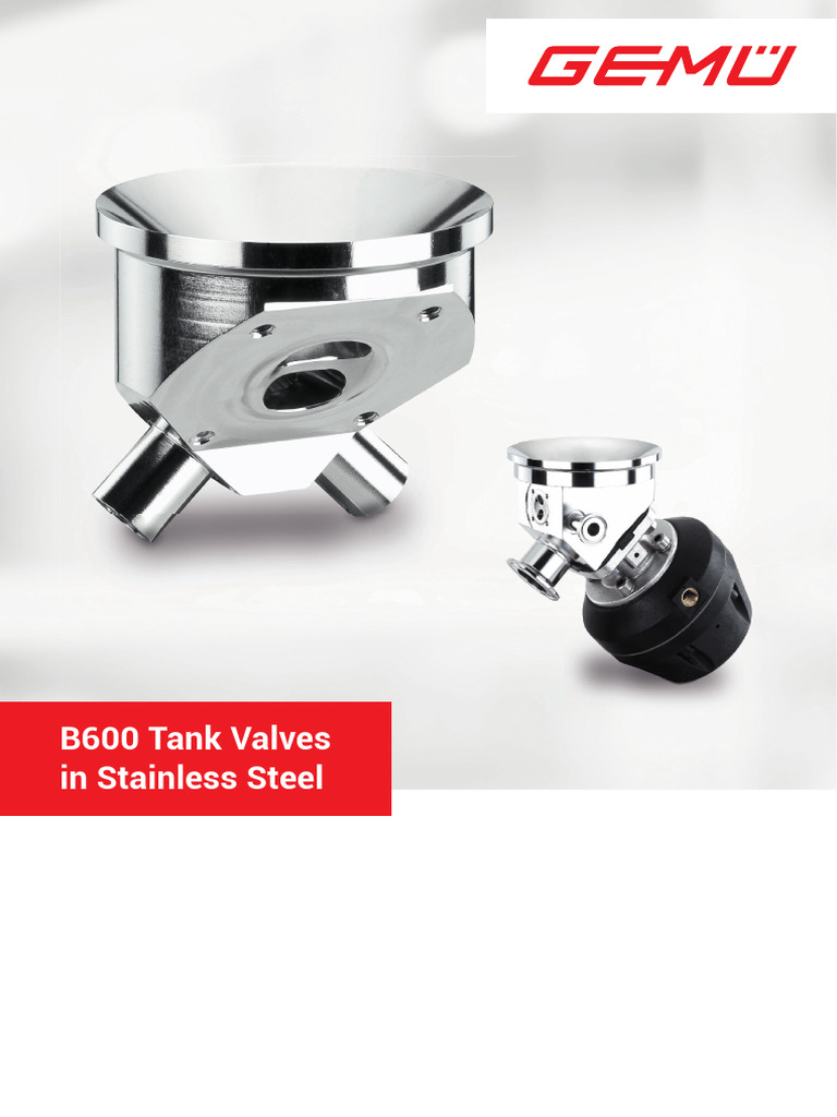Bs P 006 Tank Valves b600 Gb1 | PDF | Valve | Tap (Valve)
