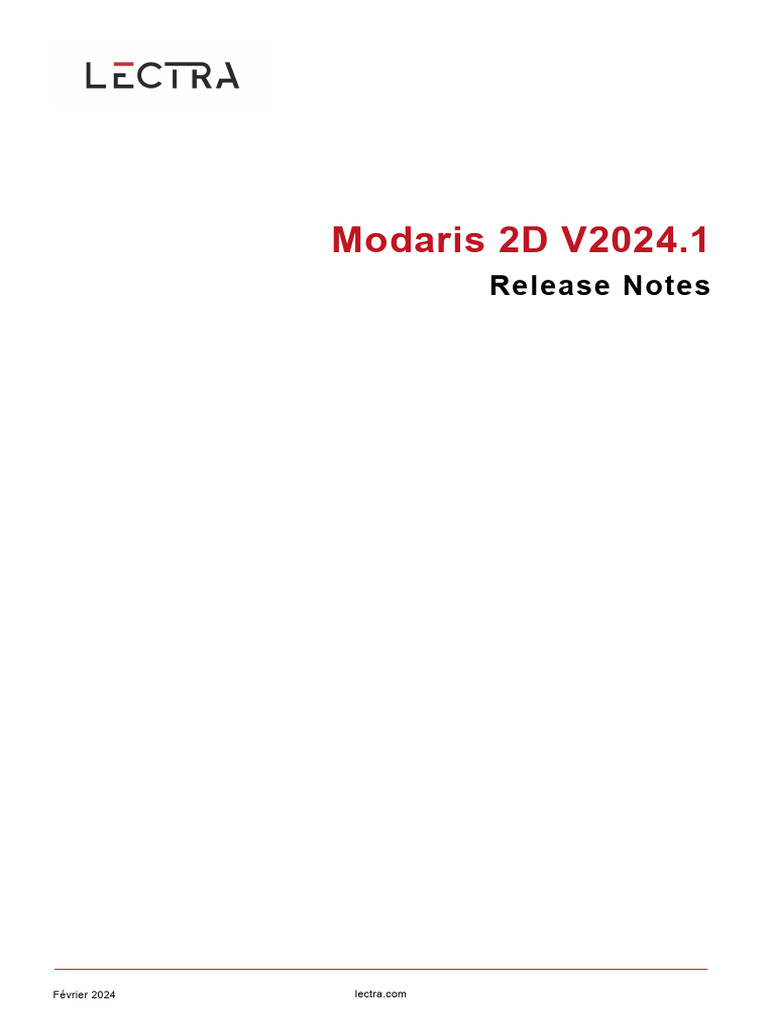 Modaris 2D V2024.1 Release Notes | PDF | Microsoft Windows | Operating ...
