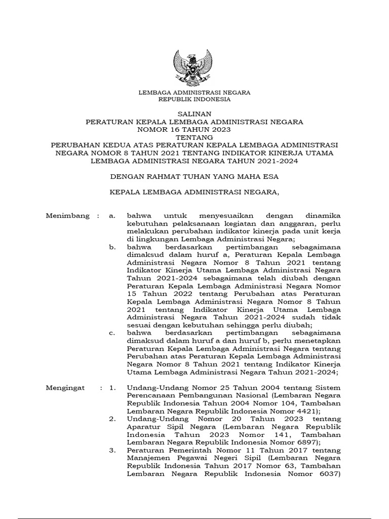 Perka IKU 16 2023 | PDF