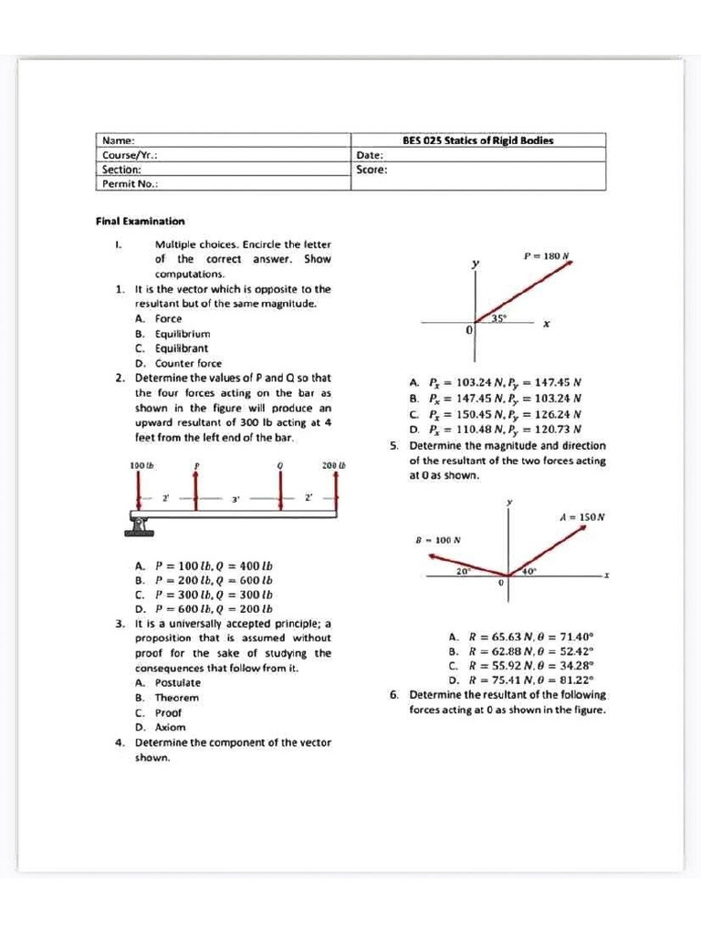 STATICS | PDF