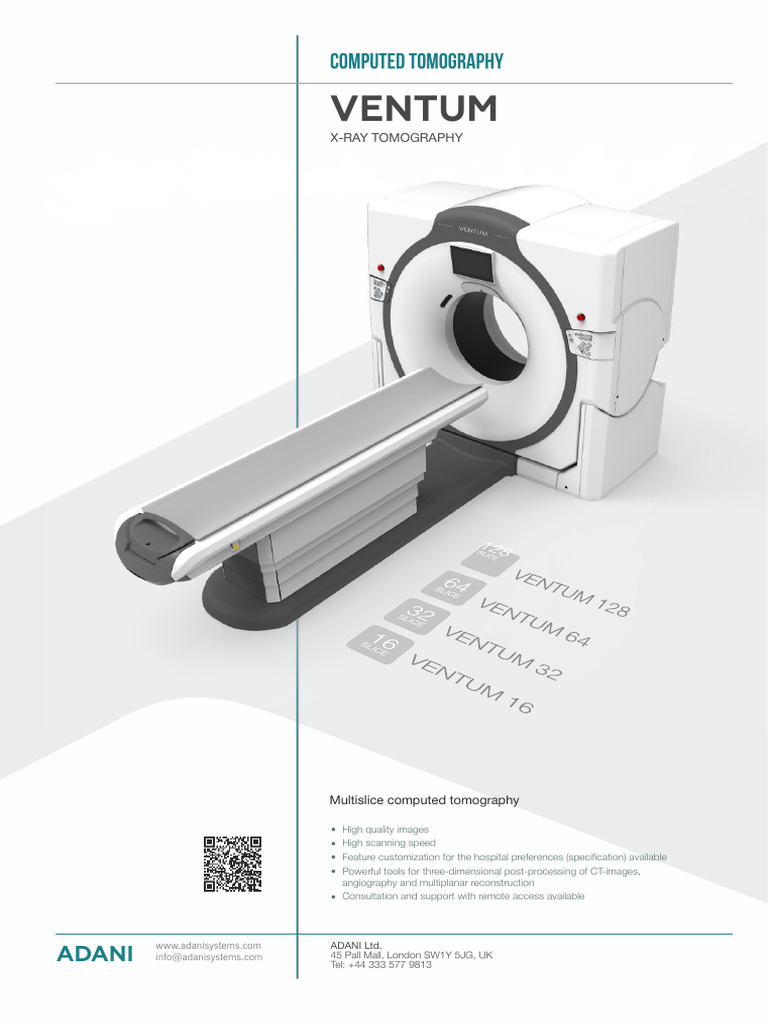 ADANI Medical VENTUM Leaflet A4 Eng 100719 | PDF | Ct Scan | Medical ...