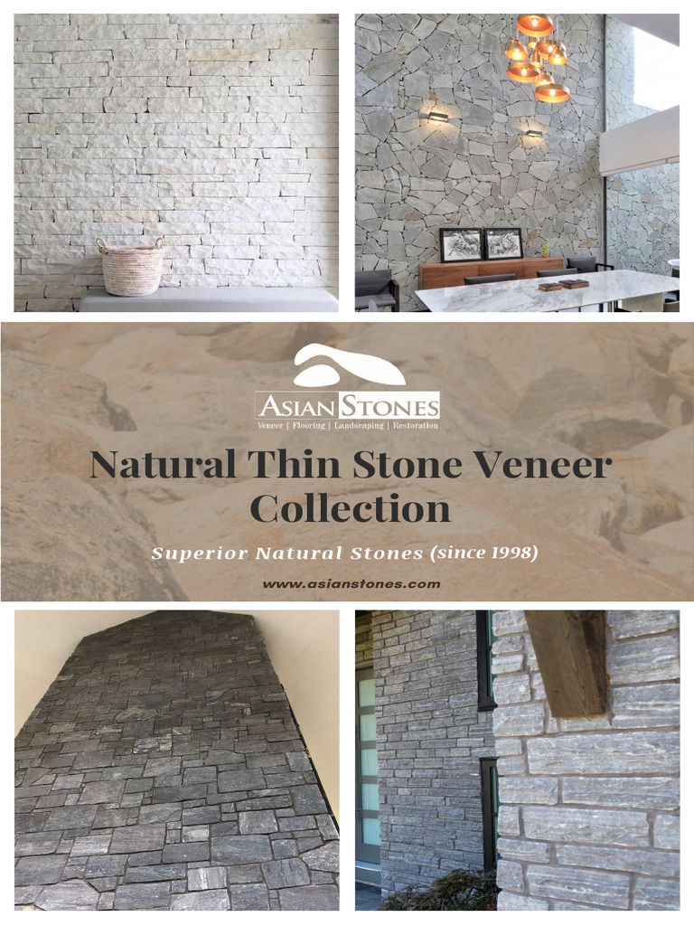 Natural Stone Veneer Wall Cladding Guide | PDF | Color