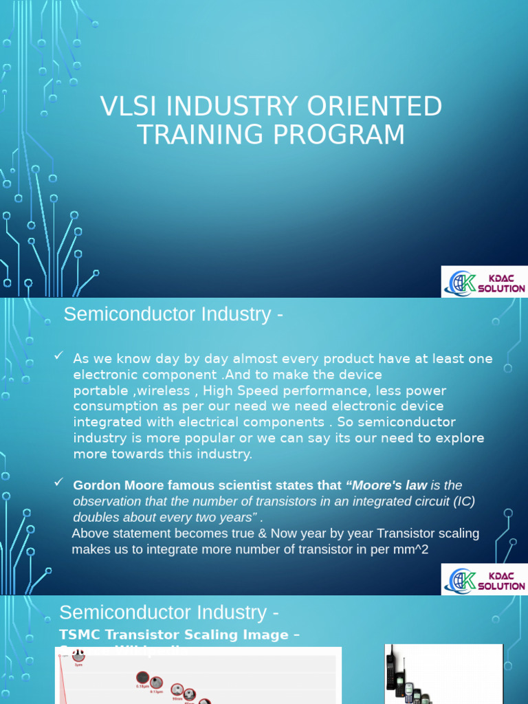 VLSI Training program - v2 | PDF | Integrated Circuit | Electronic Design