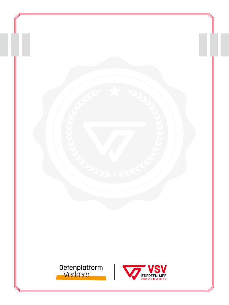 Verkeers Diploma 1ste Jaar | PDF