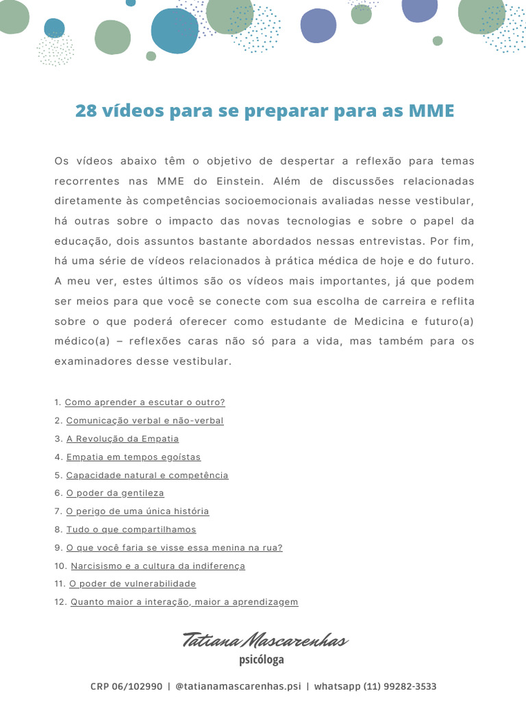 Material Apoio MME | PDF