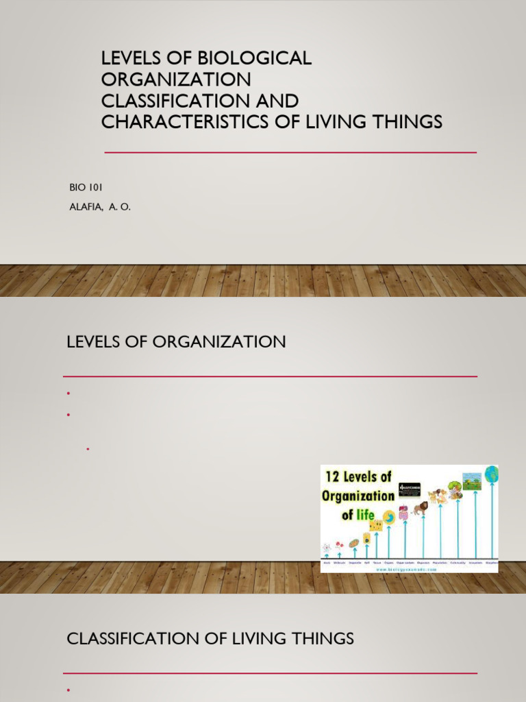 BIO 101_1 | PDF | Biological Classification | Biology
