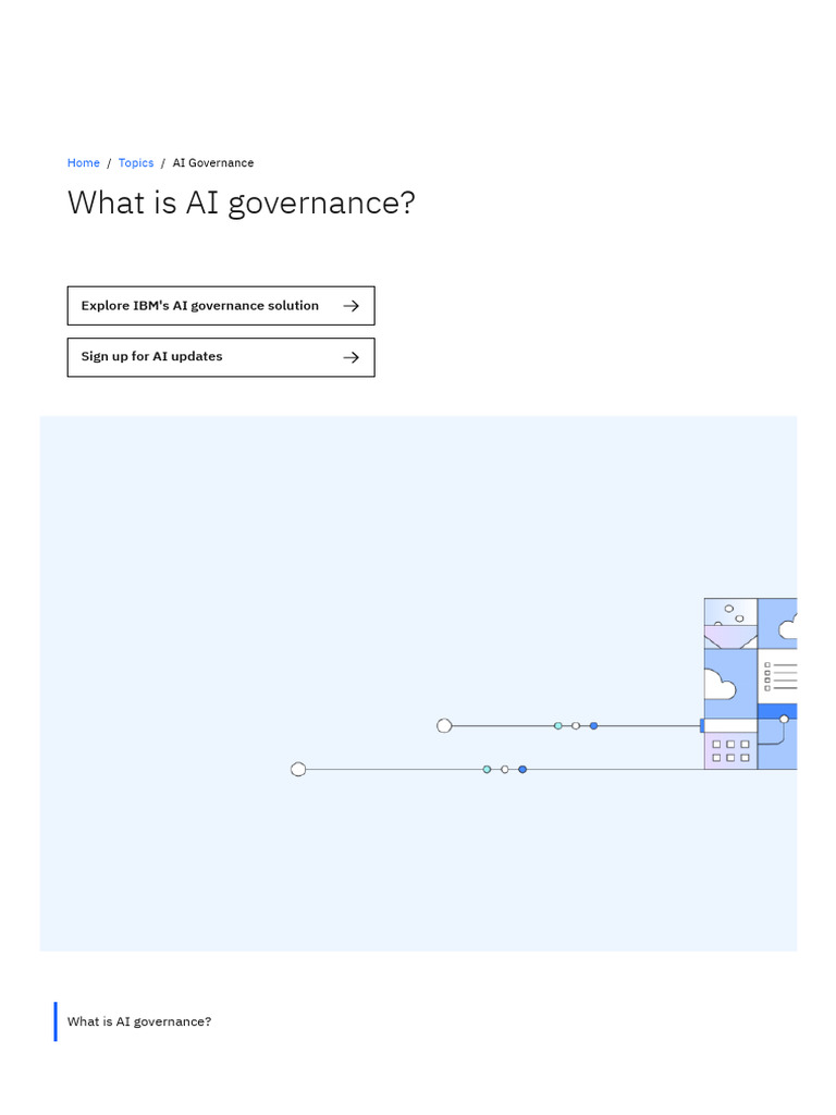 What Is AI Governance - IBM | PDF | Governance | Artificial Intelligence