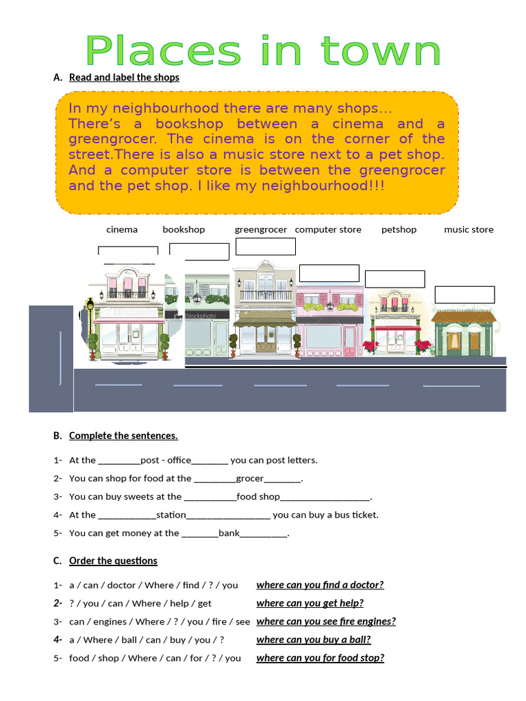 Exercicio_2_-_Places_in_Town | PDF