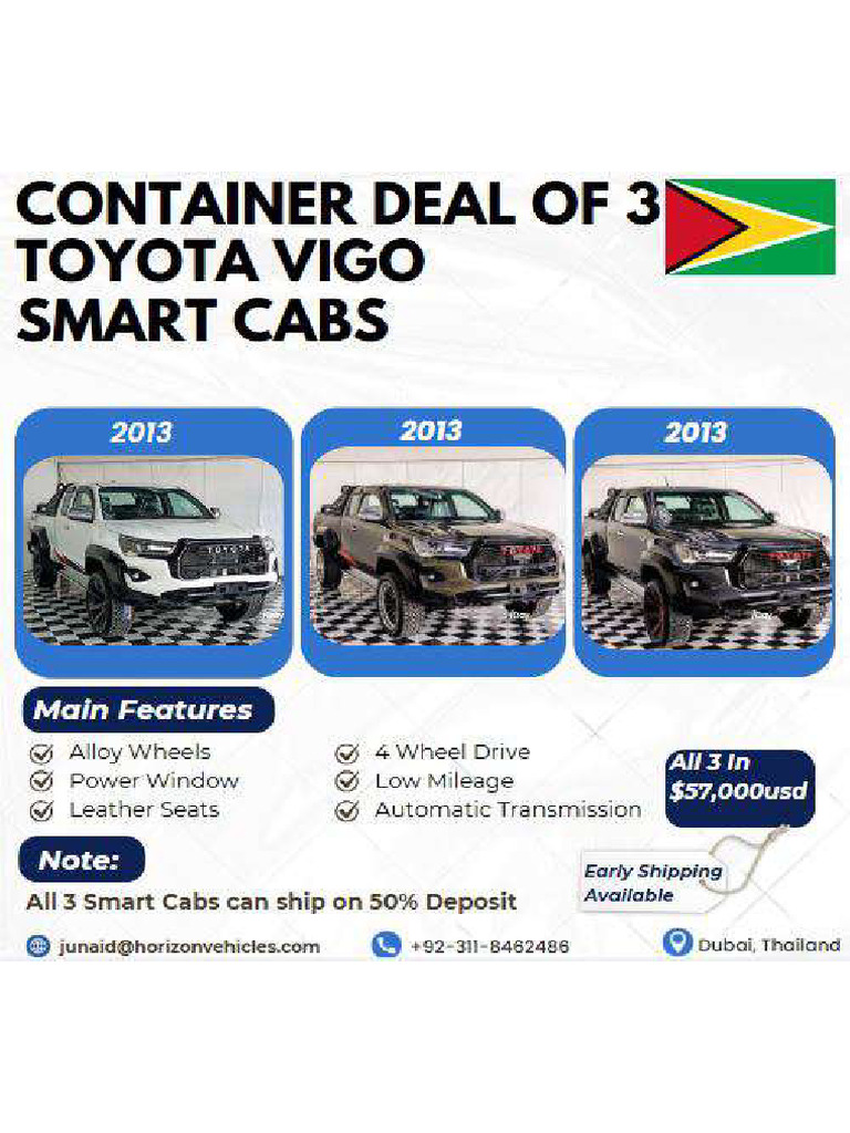 Guyana Deal For Smart Cabs | PDF