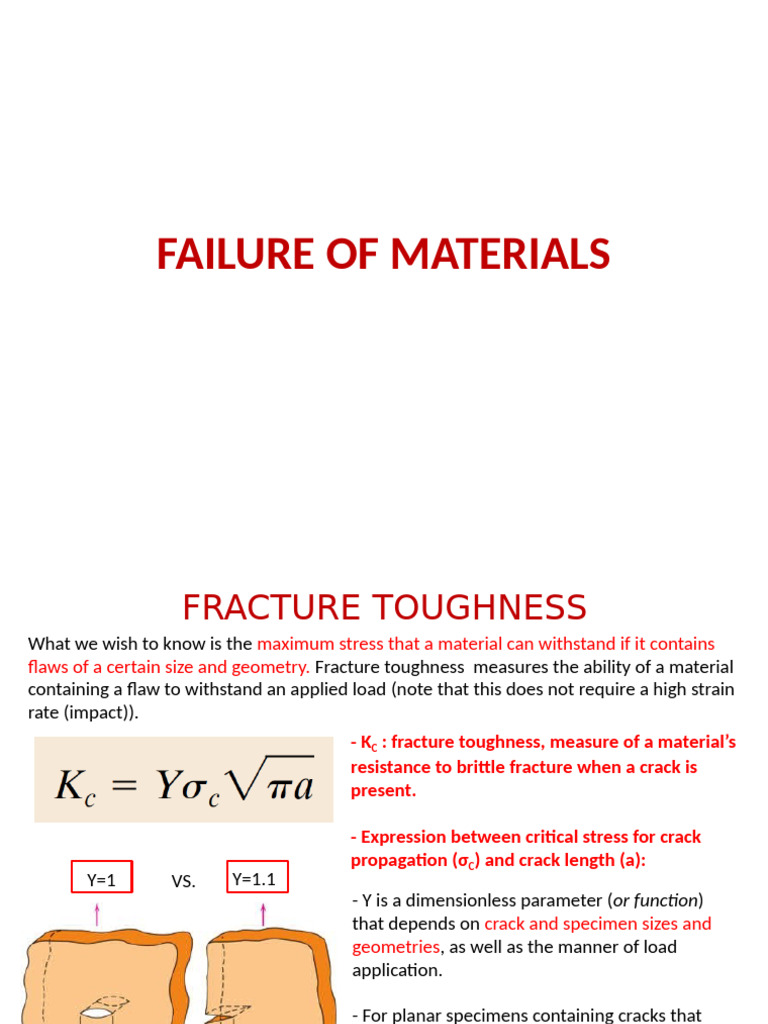 MetE230-Chap10-Failure of Materials_Part II | PDF | Fracture | Fracture Mechanics