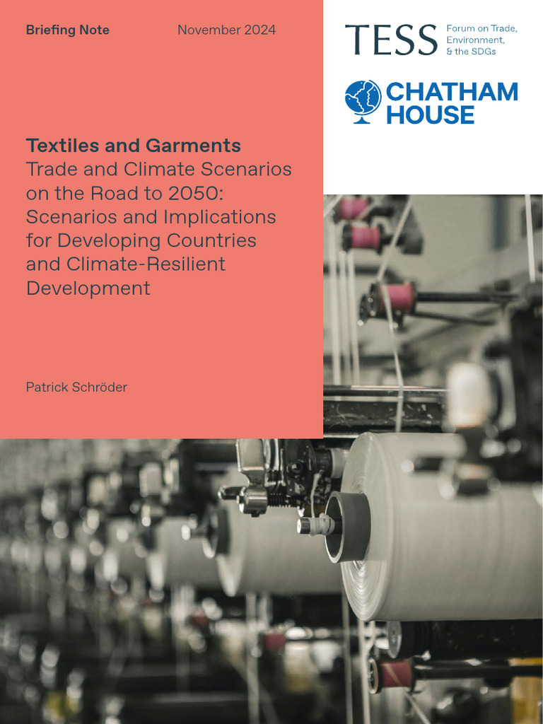 TESS Briefing Note Textiles Net Zero | PDF | Climate Change Mitigation ...
