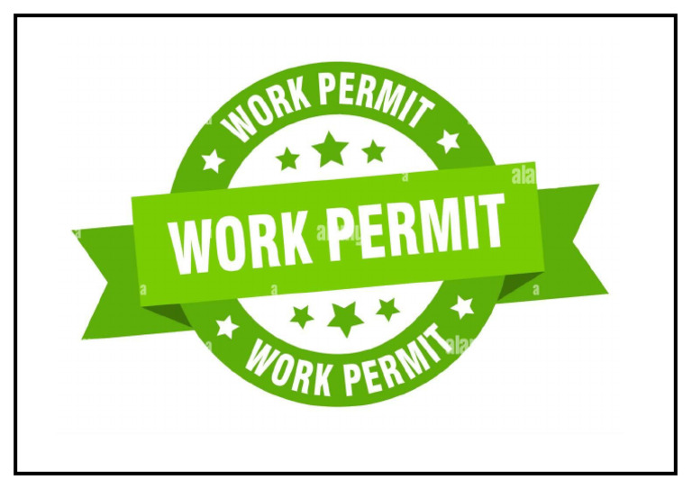A3 - Work Permit Logo Round Ribbon | PDF