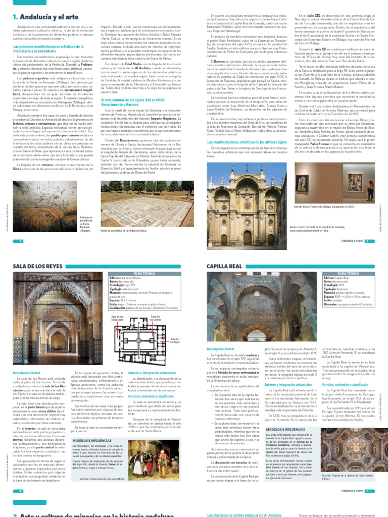 EnRed Separata Cultura Andaluza HA Bachillerato | PDF | Granada | Sevilla